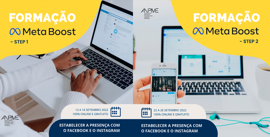 Meta Boost: Formação gratuita e 100% online da ANPME
